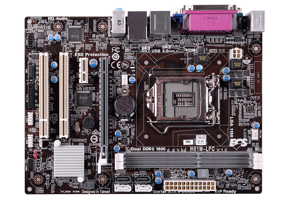 H81M-LPC｜Motherboard｜产品｜ECS 精英电脑