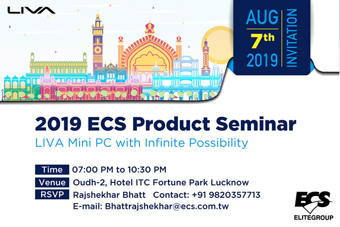 2019 India Product Seminar @ Lucknow｜ECS 精英電腦