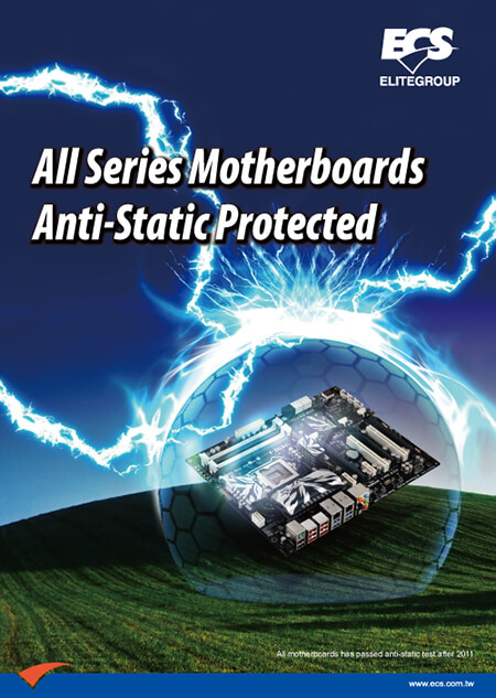 ECS Whole Series Motherboard the Anti-Static Protection Proved—Safer ...