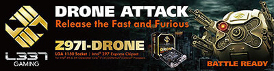 DRONE Attack! L337 Gaming Z97I-DRONE เผยโฉมแล้ว｜ECS ELITEGROUP